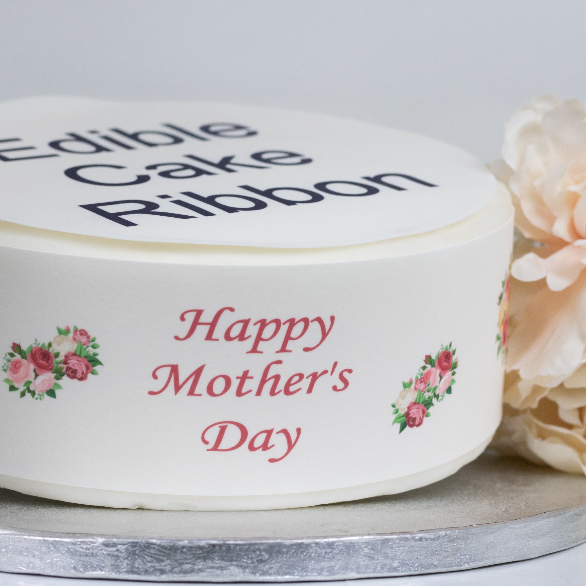 Mother's Day Themed Edible Cake Ribbon – Sprinkles & Toppers Ltd