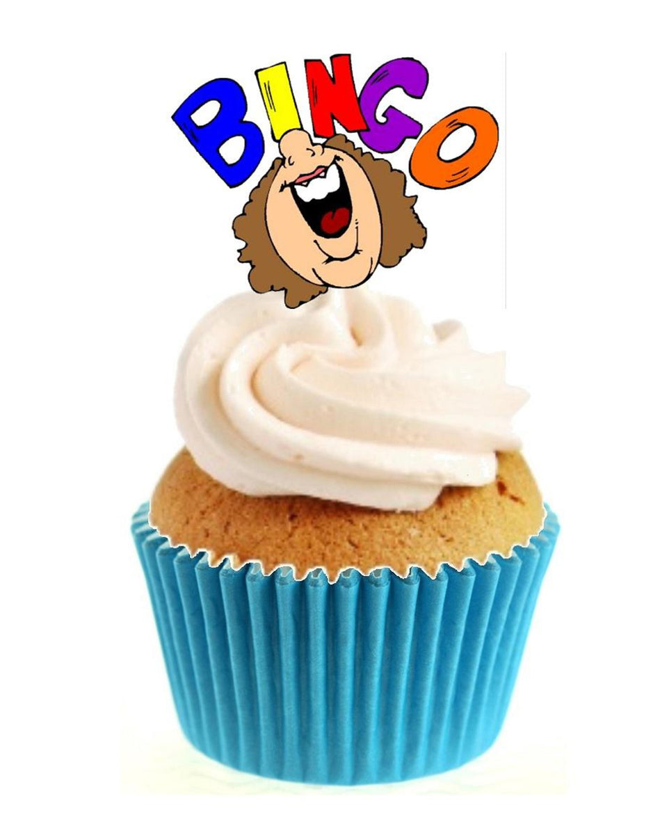 Bingo Head Stand Up Cake Toppers (12 pack) – Sprinkles & Toppers Ltd